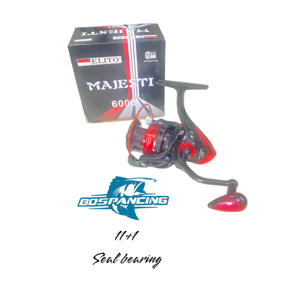 Jual Reel Pancing Elito Majesti 1000/2000/3000/6000 Spinning | Shopee ...