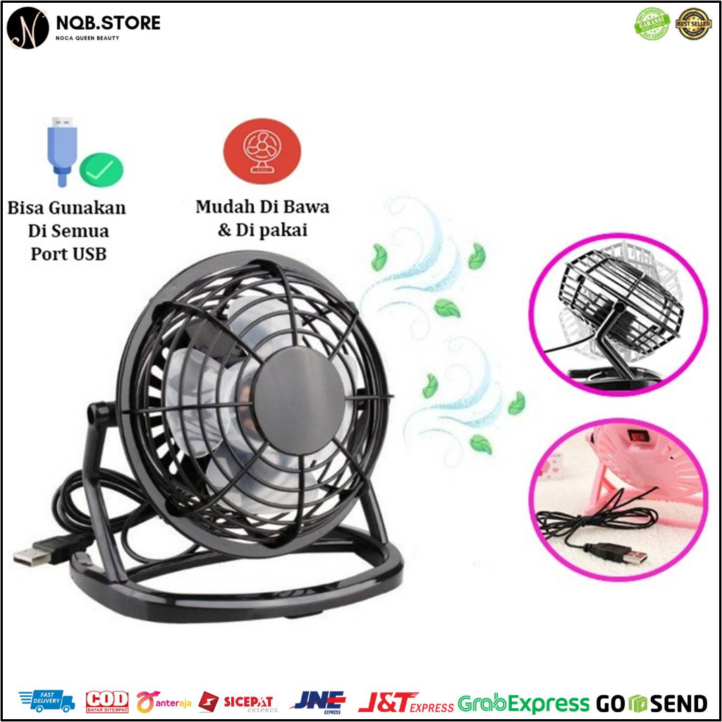 Jual NQB - Kipas Angin Mini USB Portable Baling BESI 5 in - Foldable ...