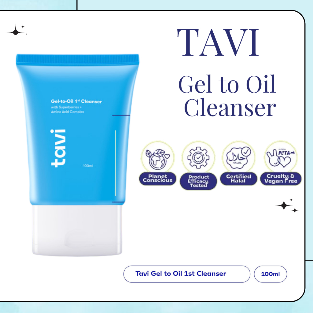 Jual Tavi Gel to Oil Cleanser with Superberries + Amino Acid Complex ...