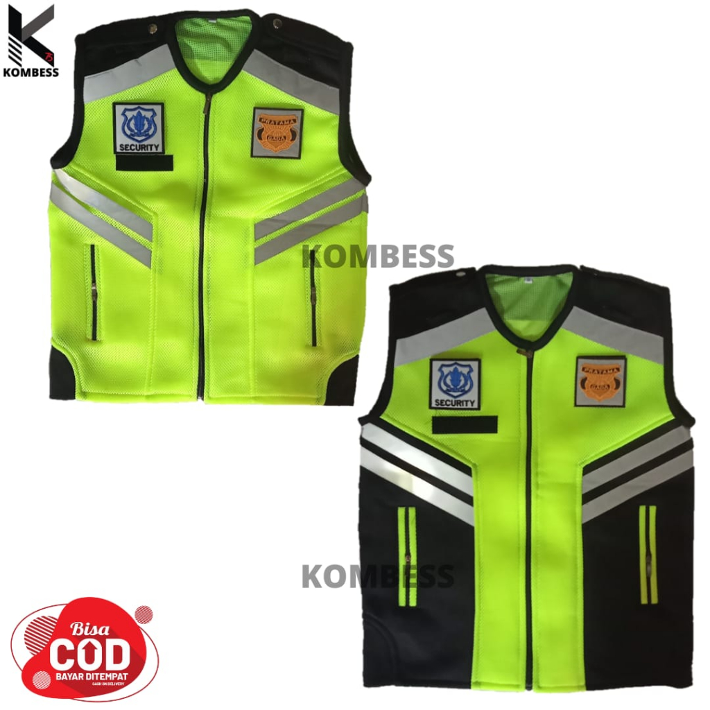 Jual Rompi Security Bahan Double Mesh Model Terbaru/Rompi Security ...