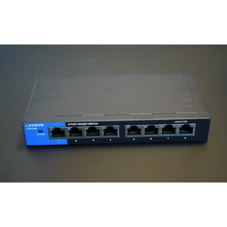 Jual Linksys LGS108 8-Port/8 Port Desktop Business Gigabit Switch ...