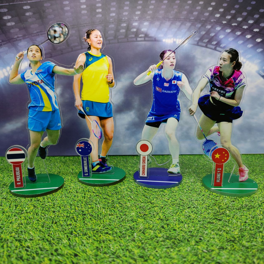 Jual Standee Action Figure Badminton Chiharu Shida, Gronya Sommerville ...