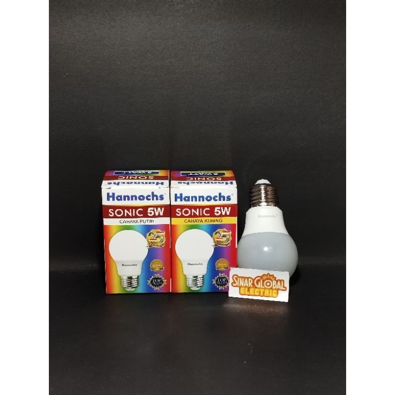 Jual Lampu LED Hannochs sonic 5 watt - PUTIH/KUNING | Shopee Indonesia