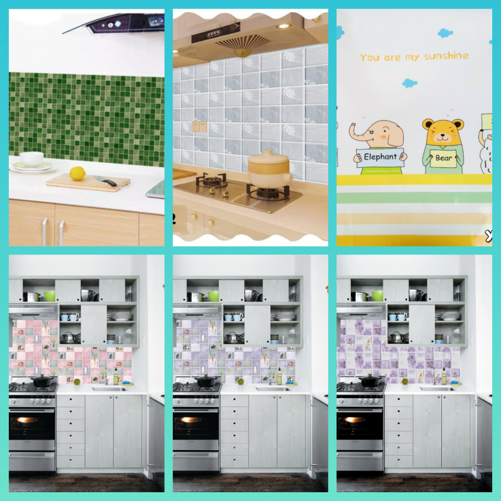Jual Stiker Dapur Anti Minyak Wallpaper Sticker Dapur Anti Air ...
