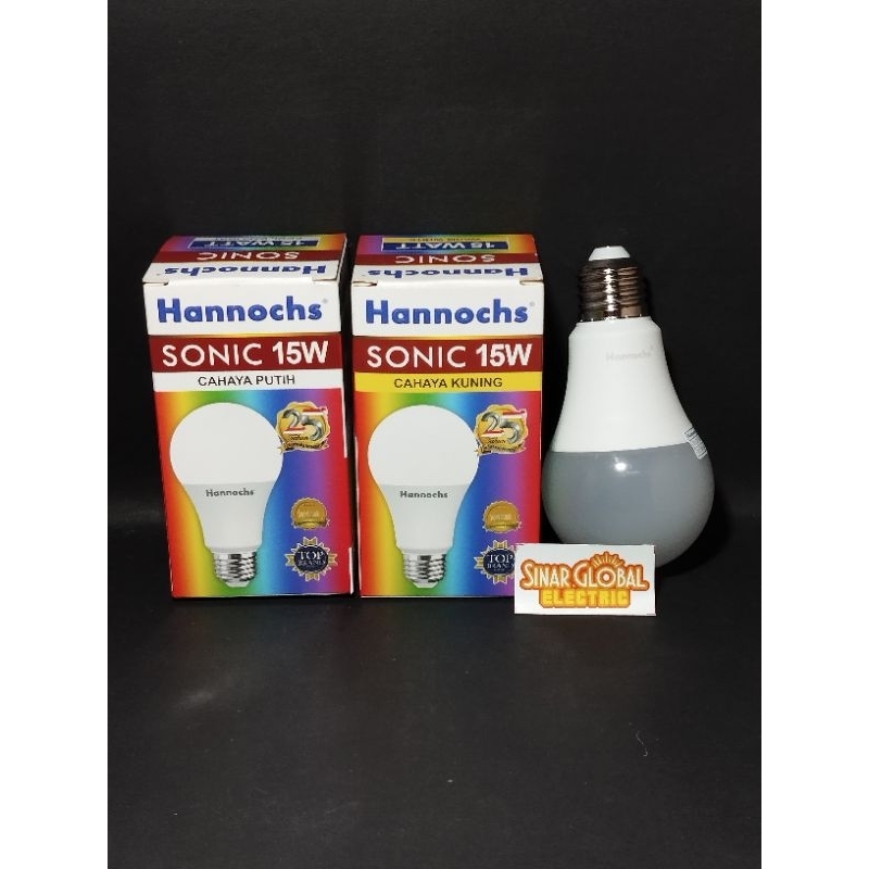 Jual Lampu LED Hannochs sonic 15 watt - PUTIH/KUNING | Shopee Indonesia