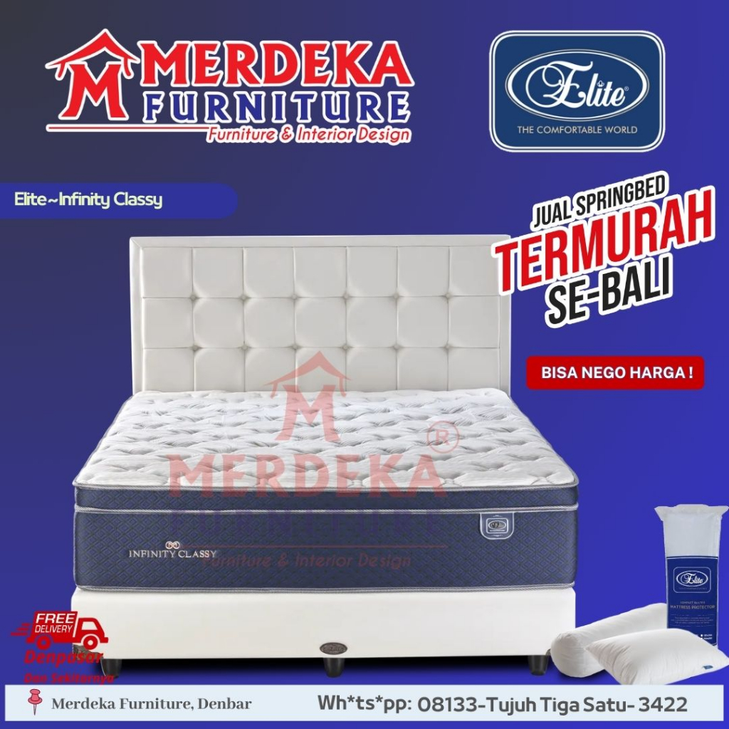 Jual Kasur Elite ~ Infinity Classy | Spring Bed 160x200|Free Bantal ...