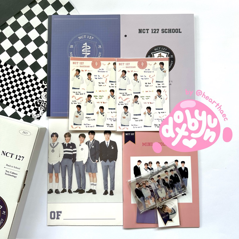 Jual ♡ read desc! ♡ | nct 127 nct dream B2S Back to School Kit 2021 set unsealed clear bookmark ...