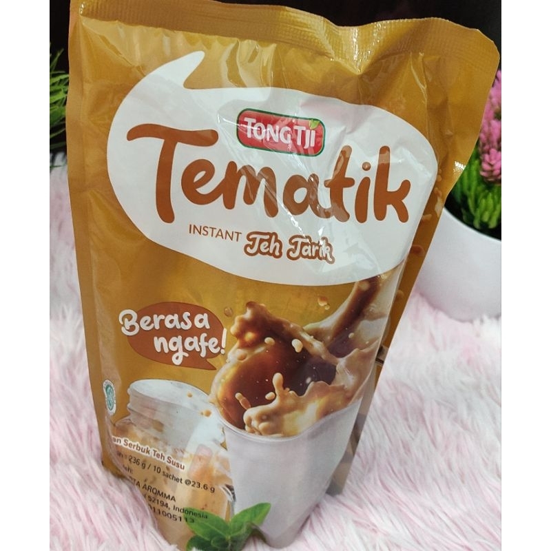 Jual Tong Tji Tematik TehTarik instant Pouch isi 10 sachet / minuman ...
