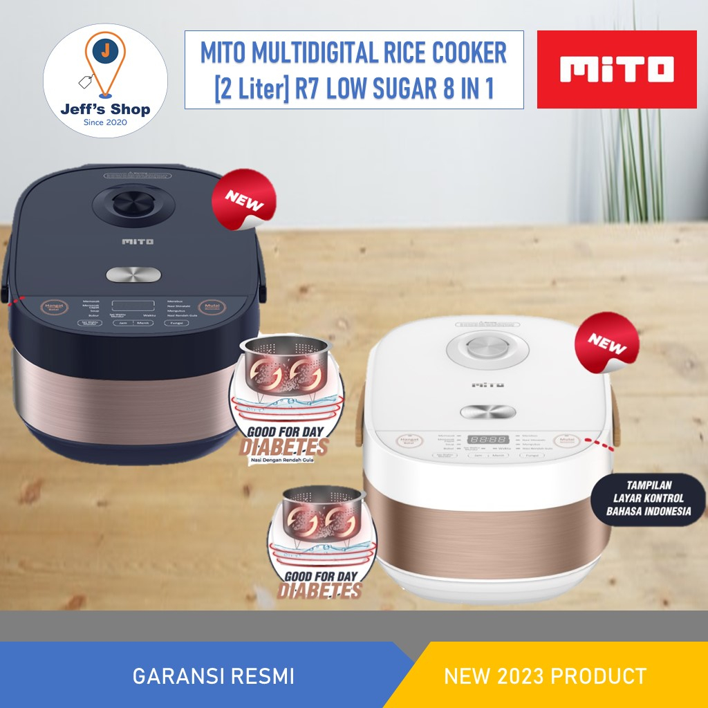 Jual Mito Multidigital Rice Cooker R7 Low Sugar / Low Carbo 8 In 1 ...