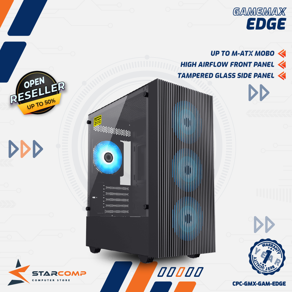 Jual GameMax Edge Mini Casing PC Mid Tower Micro ATX | Shopee Indonesia