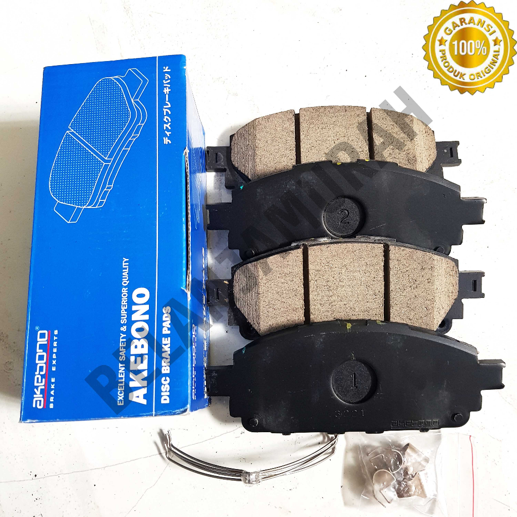 Jual Brake Pad / Kampas Rem Depan Toyota Innova Reborn , Hilux Revo SC Akebono 100% Asli ASTRA ...