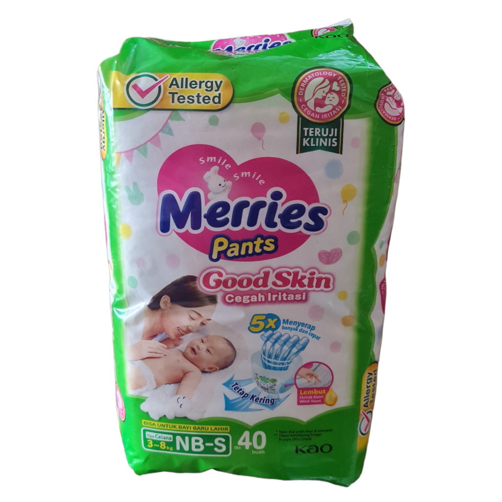 Jual MERRIES PANTS GOOD SKIN ( NB-S40, S40, M34, M50, L30, XL26, XXL28 ...