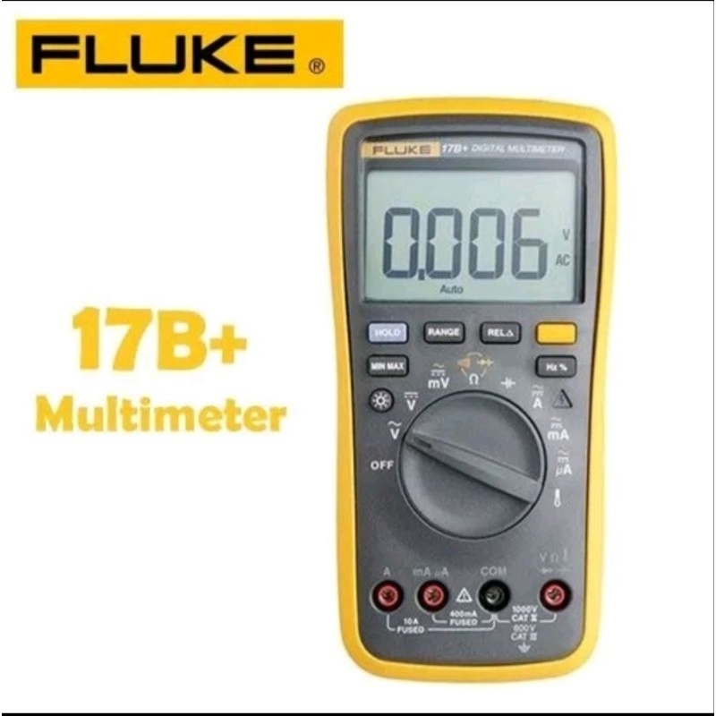 Jual Multimeter Digital Fluke 17B+ original | Shopee Indonesia