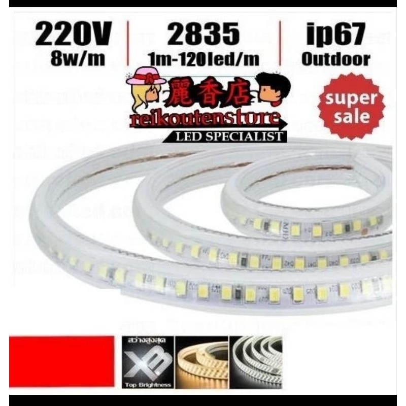 Jual Henseki LED Selang 2835 144 LED 1 rol 100m | Shopee Indonesia