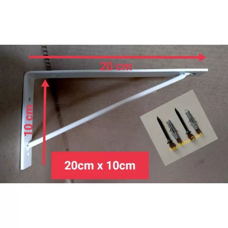 Jual Siku rak dinding besi penyangga | Shopee Indonesia