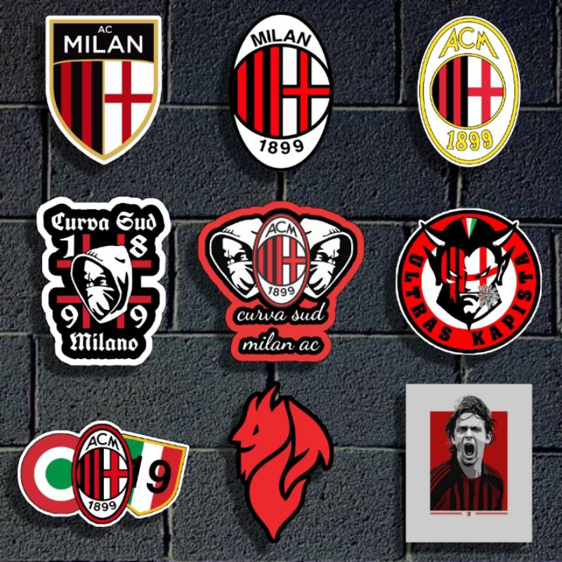 Jual STIKER PACK AC MILAN SERIES | Shopee Indonesia