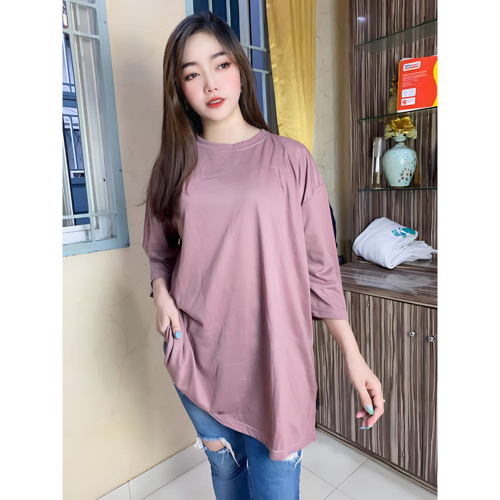 Jual ATASAN OVERSIZE VIRAL KAOS JUMBO WANITA HIJAB FRIENDLY BASIC ... Jual ATASAN OVERSIZE VIRAL KAOS JUMBO WANITA HIJAB FRIENDLY BASIC ...