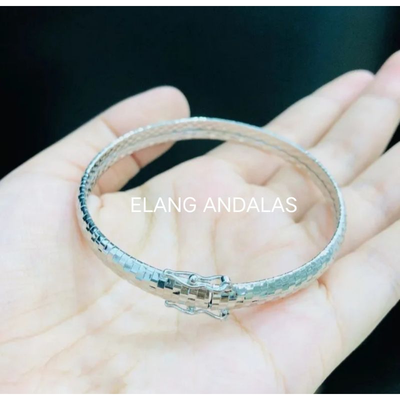 Jual Titanium Gelang Kancing Silver Terbaru | Shopee Indonesia