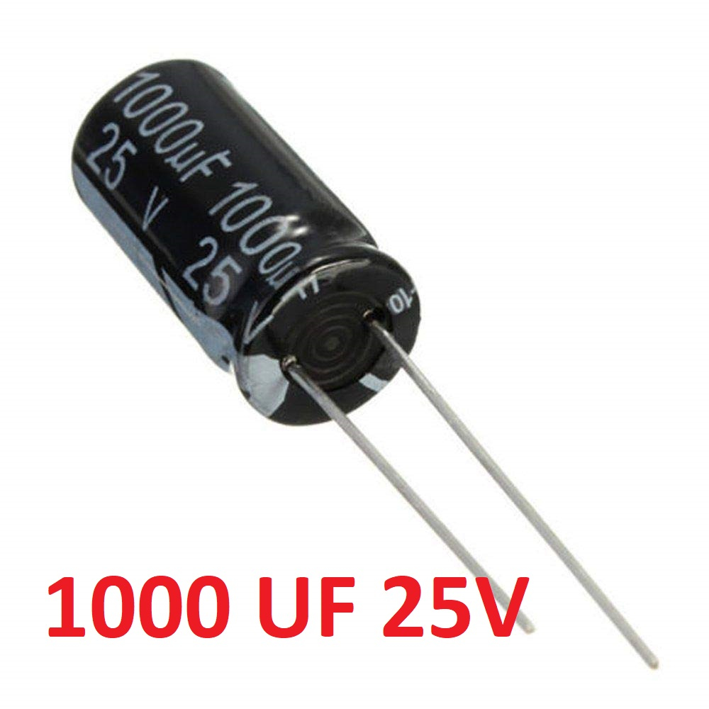 Jual Kapasitor Capacitor ELCO Polar 1000uf 25v 1000 uf 25 V 1000 mikro ...