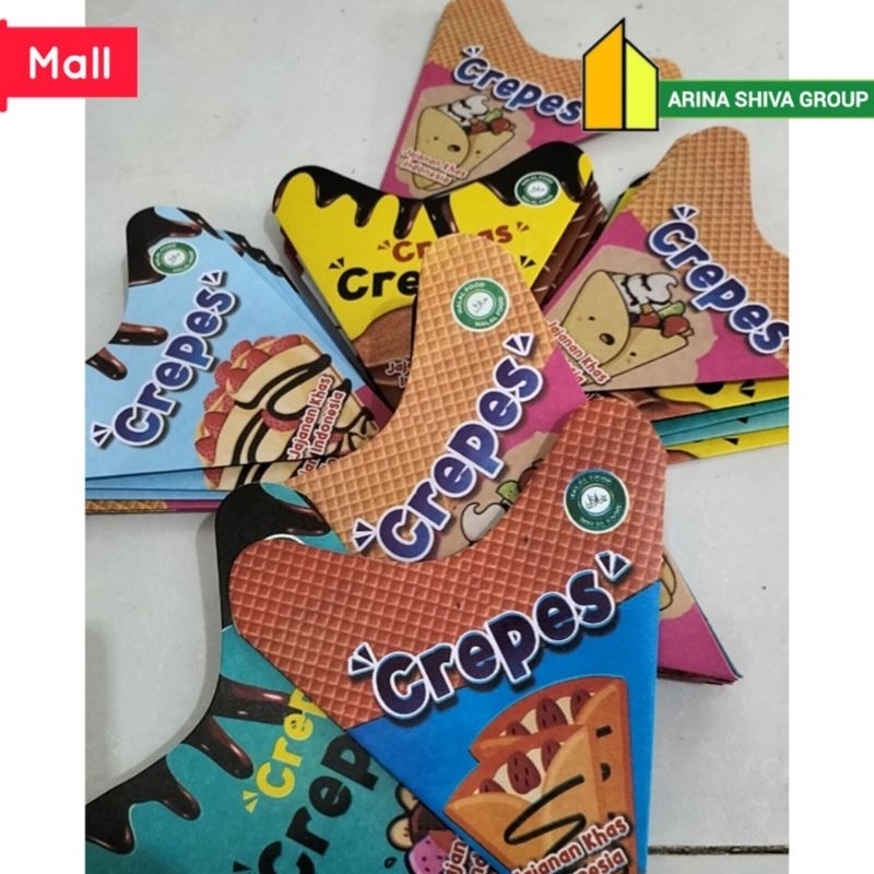 Jual 100 LEMBAR KEMASAN CREPES 3D PAPER CRAFT SUPER QUALITY | KERTAS ...