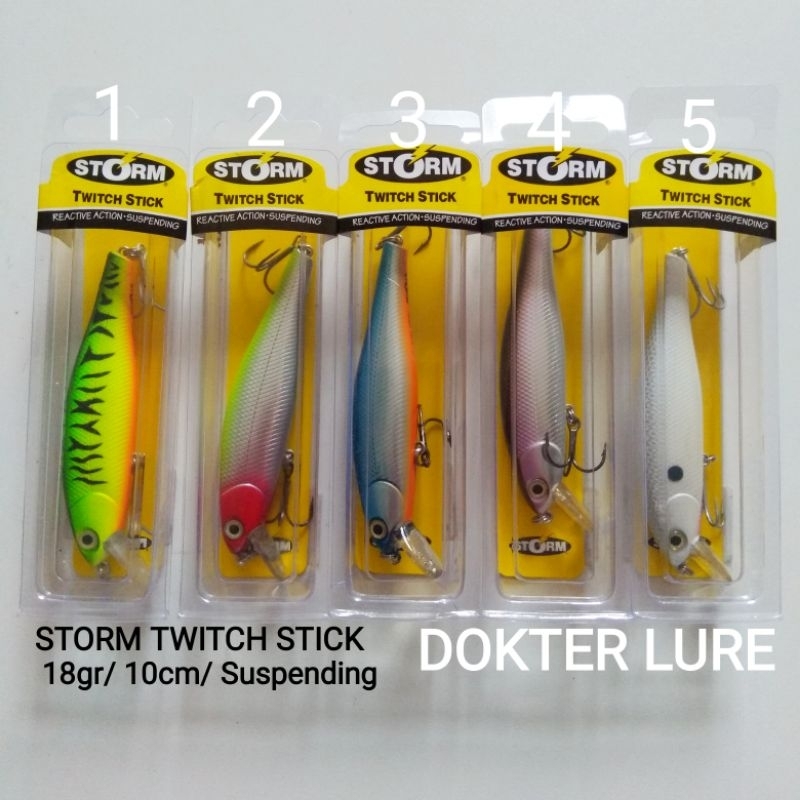 Jual LURE STORM TWITCH STICK 18gr 10cm Suspending Casting | Shopee ...