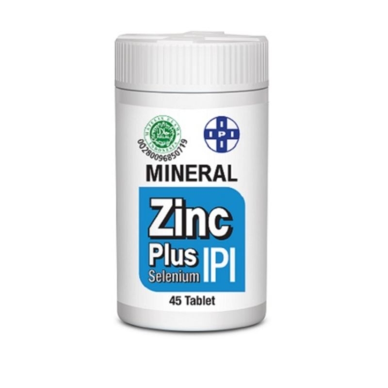 Jual Vitamin IPI Mineral Zinc Plus isi 45 tablet ORIGINAL | Shopee ...