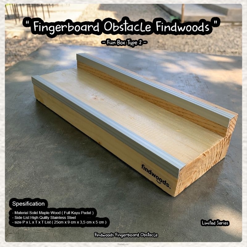 Jual Fingerboard Box Obstacle type 2 Findwoods | Shopee Indonesia