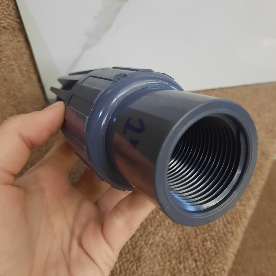 Jual FOOT VALVE / KLEP DRAT DALAM 1 INCH KDJ KLEP THREAD TEBAL AW dim ...