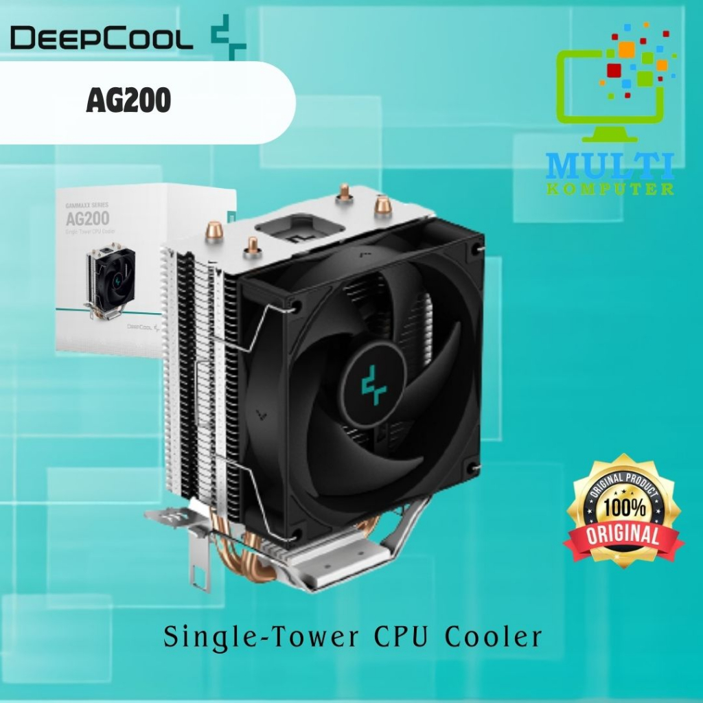 Jual DeepCool AG200 Single-Tower CPU Cooler | Shopee Indonesia