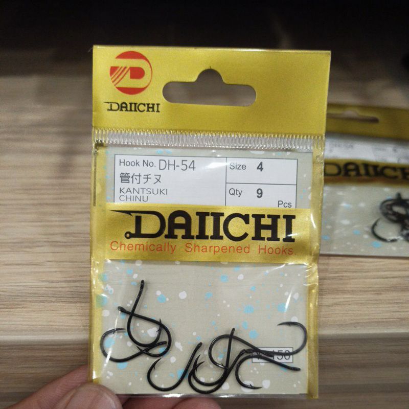 Jual Kail Pancing Daiichi DH-54 Kantsuki Chinu Hook Mata Kail Lubang ...