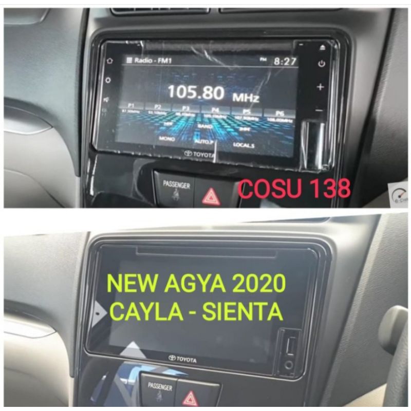 Jual Anti Gores Layar Head Unit Toyota New Calya Agya Sienta 2020 Nano ...