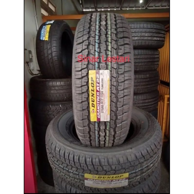 Jual Ban Dunlop AT22 275 65 R17 115H Ban Mobil Pajero, Fortuner, Hilux, Everest Dll. | Shopee ...