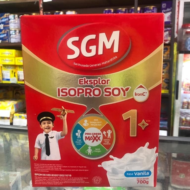 Jual SGM Eksplor Soya Rasa Vanilla Susu Formula Usia 1-5 Tahun 700gr ...
