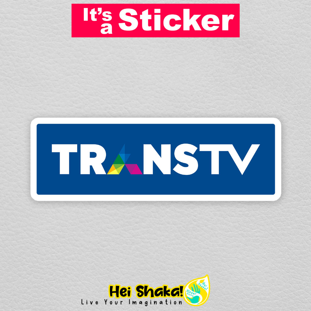 Jual Heishaka Stiker Trans TV Logo 02 Sticker TV Vinyl Anti Air ...