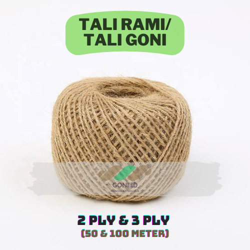 Jual Tali Rami Goni 2 PLY/ 3 PLY (+/- 50-100 meter) Tali Rami Roll ...