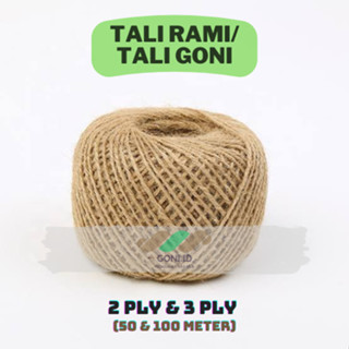 Jual Tali Rami Goni 2 PLY/ 3 PLY (+/- 50-100 meter) Tali Rami Roll ...