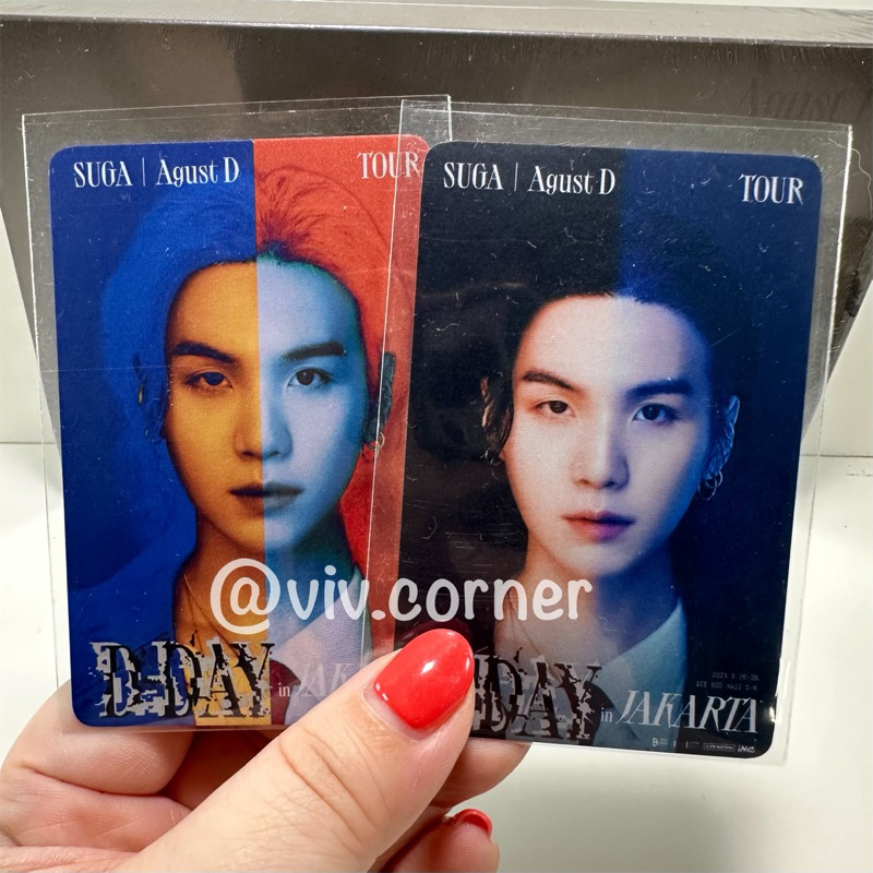 Jual Agust D Official PC D-Day Tour Jakarta - Photocard Set Photo Card Only AgustD BTS Suga dday ...