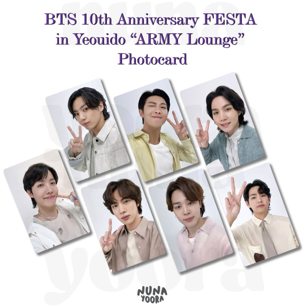 Jual BTS 10th Anniversary Festa Photocard 2023 | Shopee Indonesia