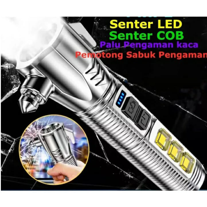 Jual Senter LED Emergency Palu Darurat Super Terang Lampu Senter ...
