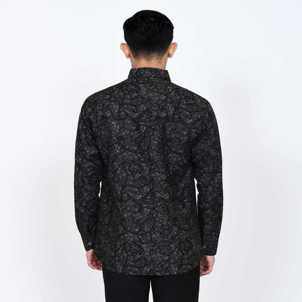 Jual Daun Percak Batik Slimfit Pria Terbaru Terkeren Lengan Panjang ...