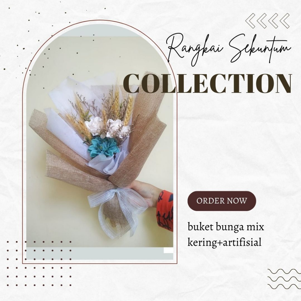 Jual Buket Bunga Kering | Dry Flower Bouquet Collection by Rangkai ...