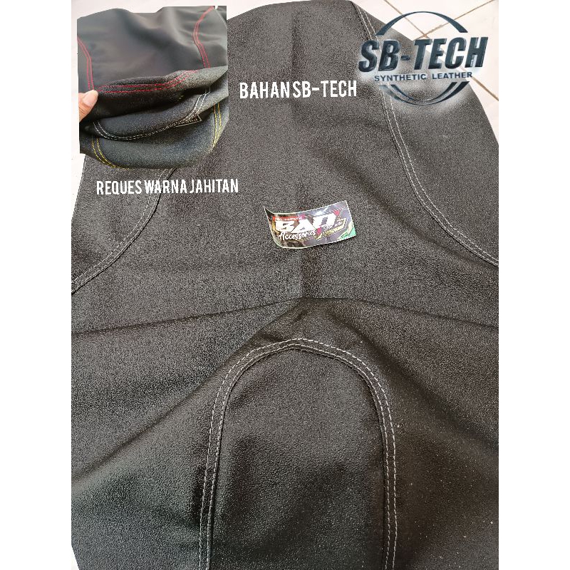 Jual KAIN JOK amplas+amplas sarung jok motor kulit jok motor amplas kasar universal sbtech ...