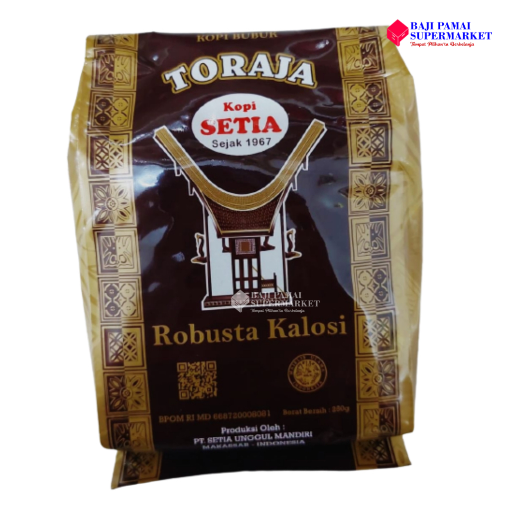 Jual Kopi Bubuk Toraja Setia Robusta Kalosi 250gr | Shopee Indonesia