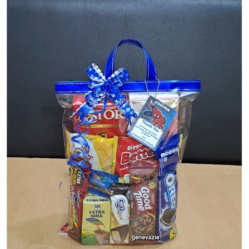 Jual Paket snack ulang tahun premium/Goodie bag snack ultah premium ...