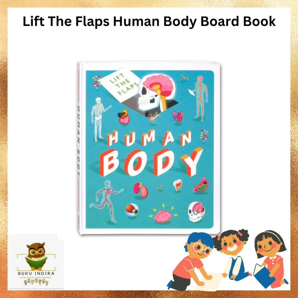 Jual Buku Import Anak Lift The Flaps Human Body Board Book | Shopee ...