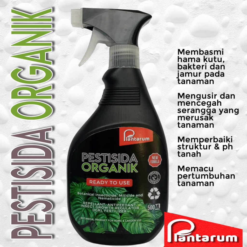 Jual Plantarum Pestisida Organik Cair Siap Pakai Pembasmi Hama Penyakit Tanaman Hias | Shopee ...