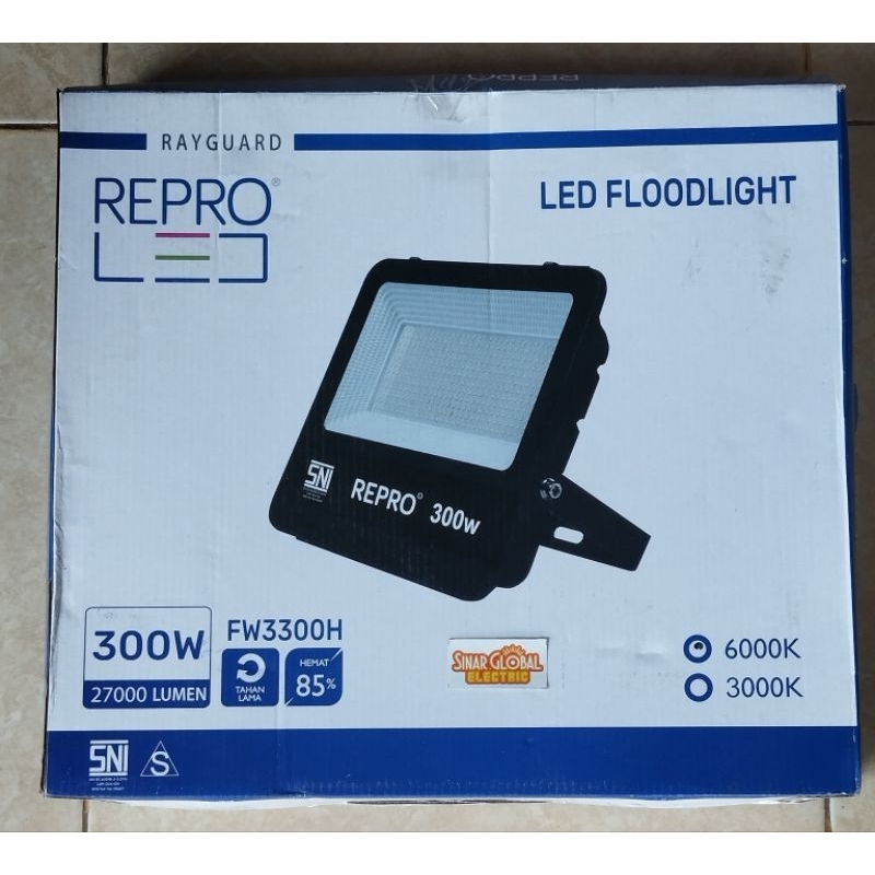 Jual Lampu sorot REPRO 300 Watt / Led flood light - PUTIH | Shopee ...