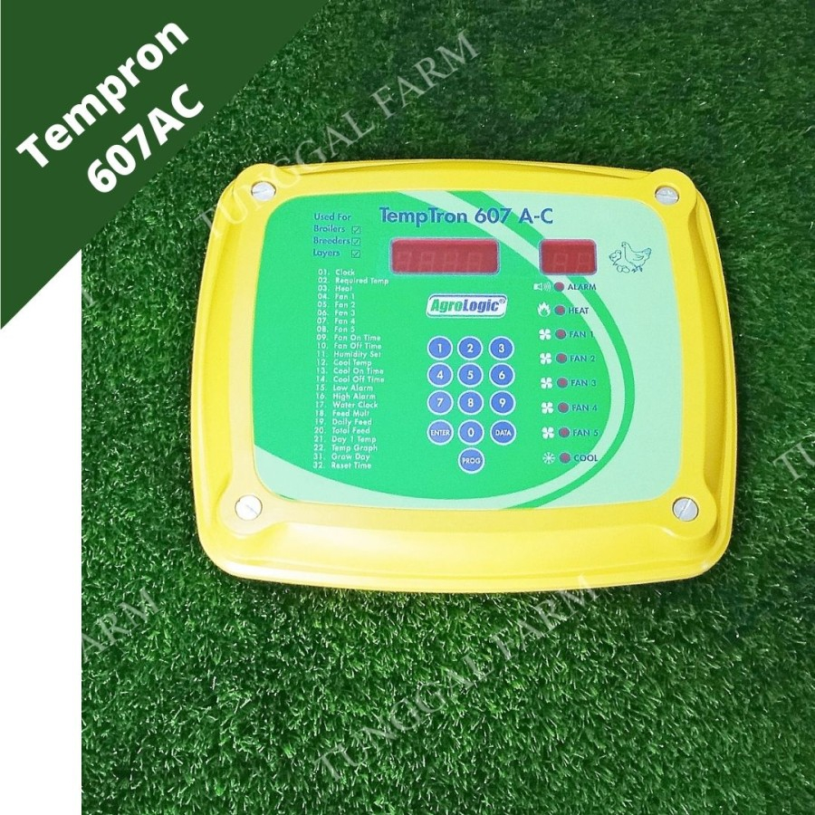 Jual TEMPTRON 607AC / CONTROLLER/PENGATUR SUHU/ ALAT TERNAK AYAM ...