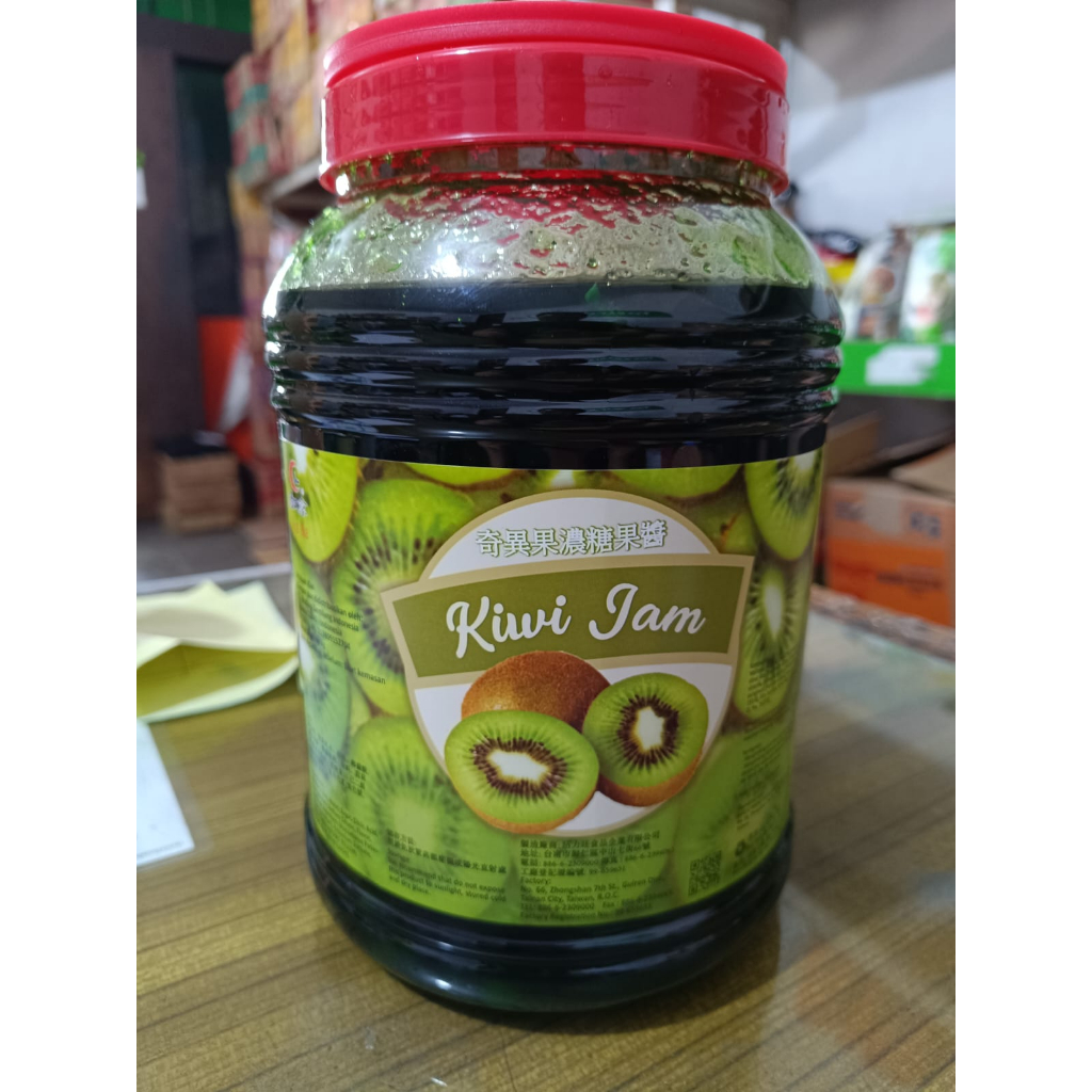 Jual Kiwi Jam Homemade Mirip Mixue Selai / Topping Buah KIWI Enak Halal ...