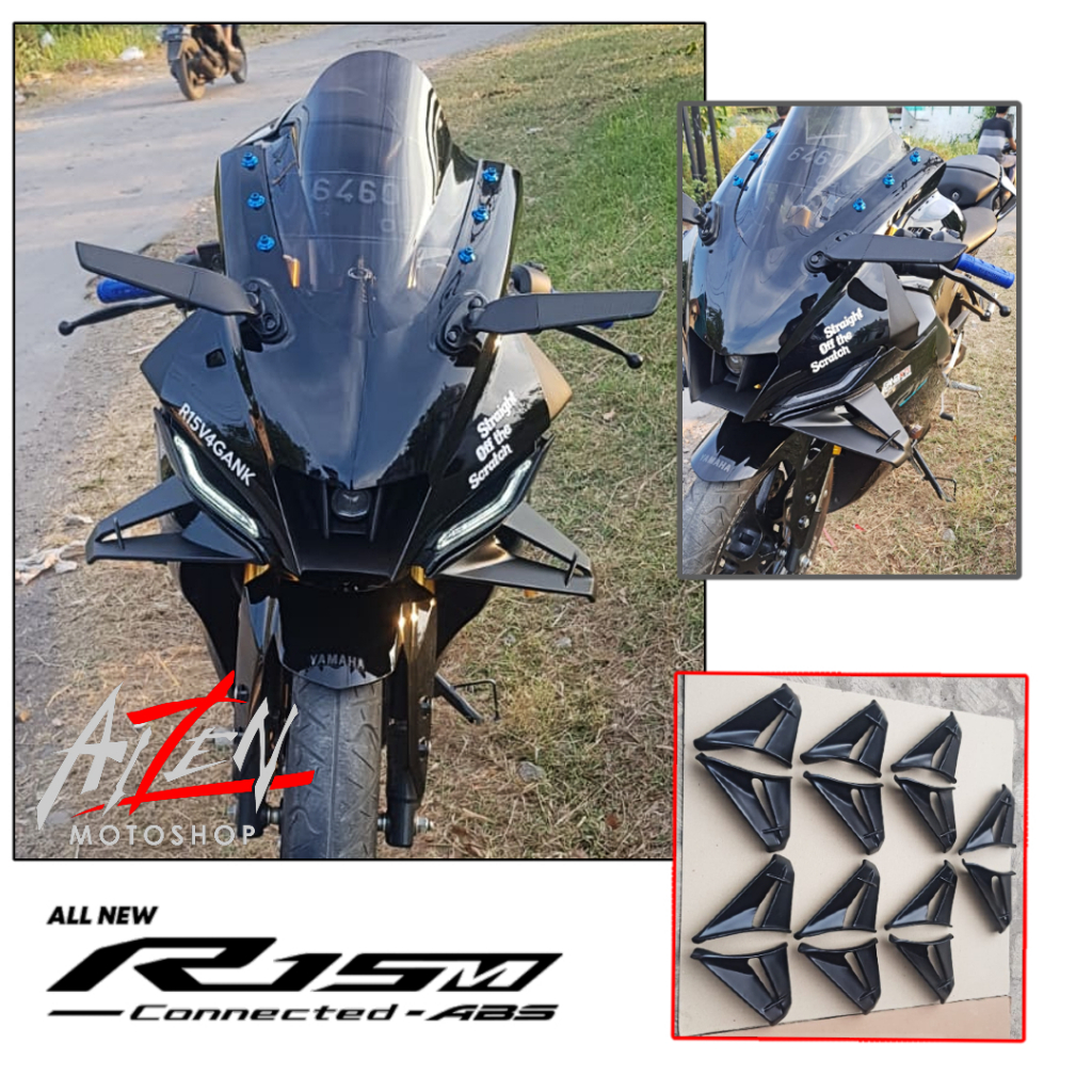 Jual Winglet R15 v4 Model moto GP,aero fairing R15 v4/R15M | Shopee ...